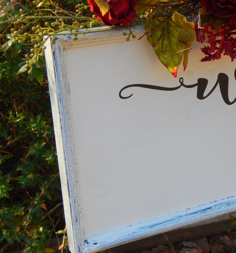 Wedding Gift Welcome Sign Rustic Wedding Decor Distressed | Etsy