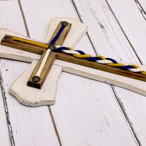 A Cord of Three Strands, Unity Braids Ceremony Cross, 17x12, Wood Cross ...
