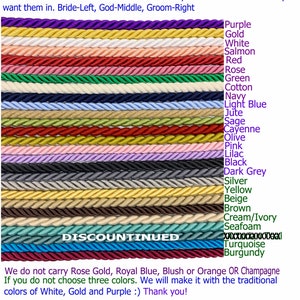 Cord of Three Strands Rope Wedding Unity Braids® 3 Cord - Etsy