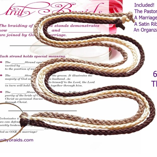 Unity Braids® Cord of Three Strands Unity Rope Marriage - Etsy