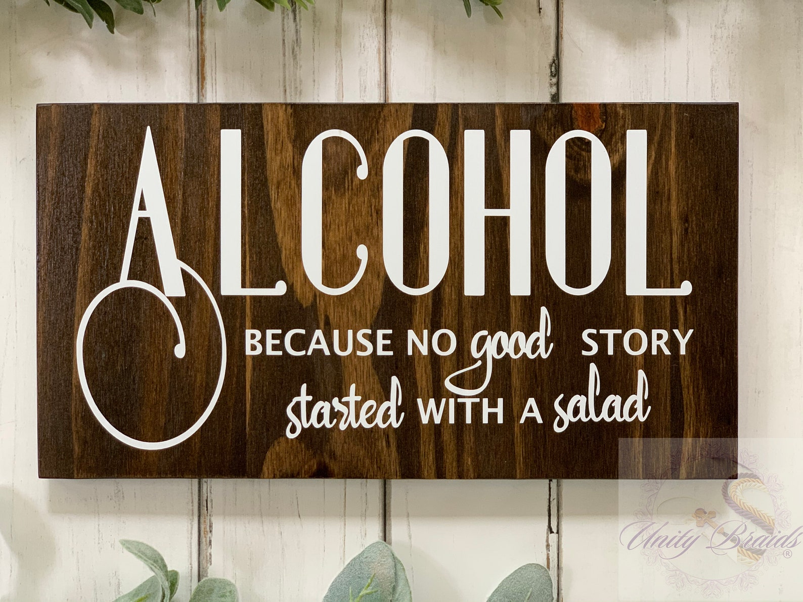 Bar Alcohol Wedding Sign Rustic Wedding Décor Wood Wedding - Etsy