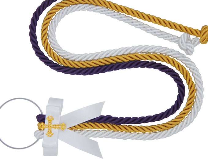 Cord of Three Strands Cross Unity Braids® Brass Cross - Etsy