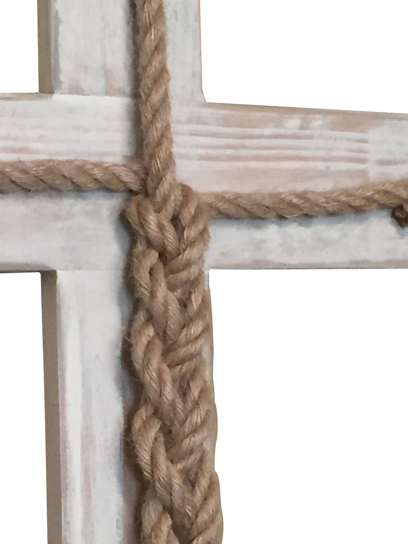 Cross Rustic Wall Cross Cord of Three Strands Unity Braids - Etsy