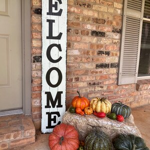 Welcome Sign, Hello Fall, Two Sided, Happy Fall Porch Sign, Fall Porch ...