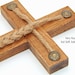 Unity Braids®, Rustic Wood Cross, Cord of Three Strands, Jute Rope ...