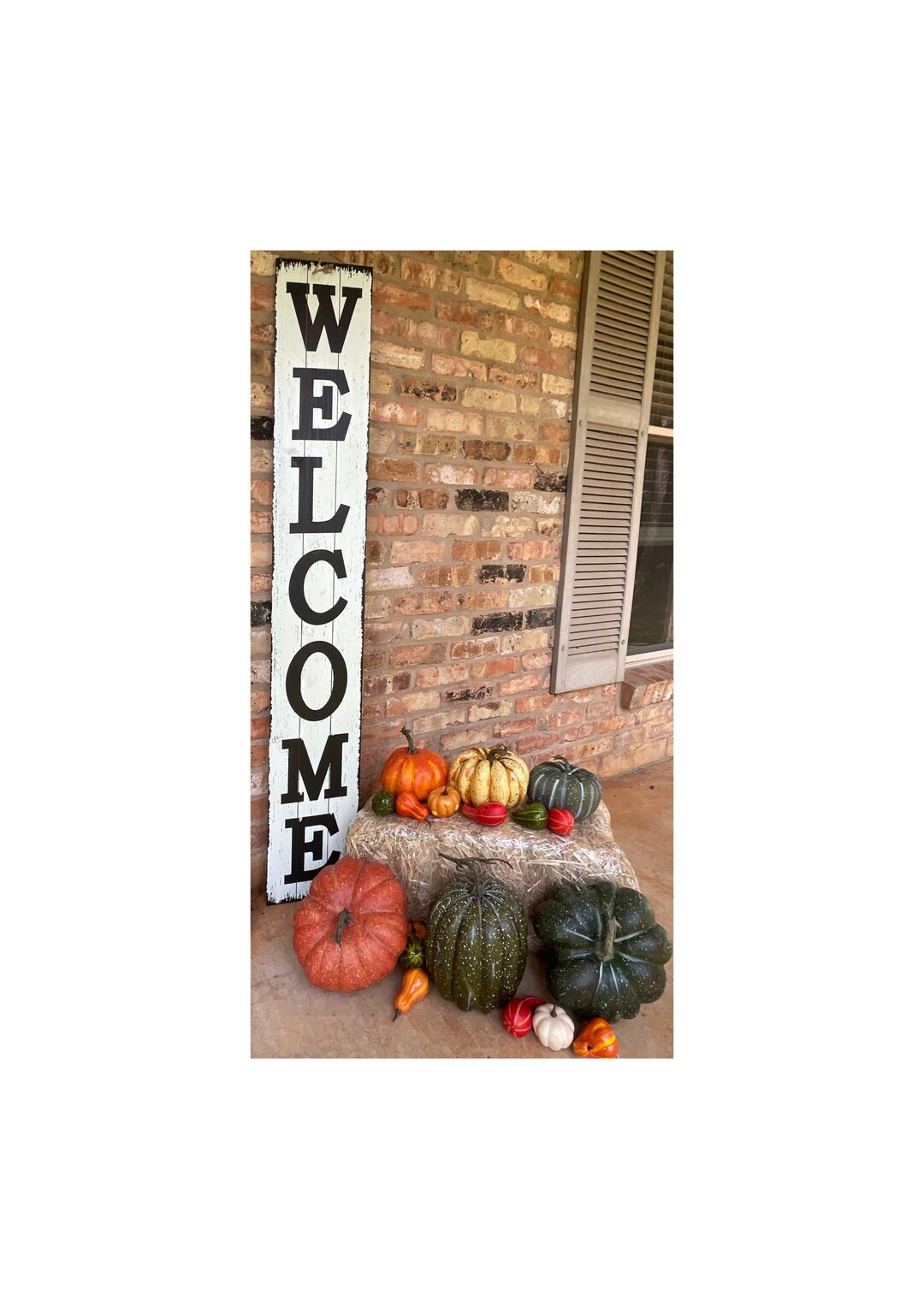 Welcome Sign, Hello Fall, Two Sided, Happy Fall Porch Sign, Fall Porch ...
