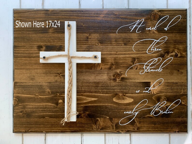 Cord of Three Strands Wedding Braid Cross Wedding Ceremony | Etsy