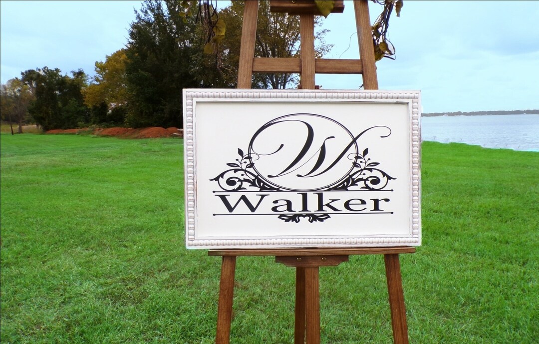 Large Last Name Sign Family Name Sign Wood Family Sign - Etsy
