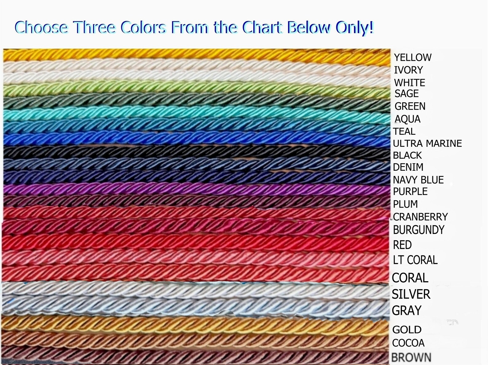 Unity Braids®, Cord of Three Strands, Gods Ropes, Gifts for the Couple ...