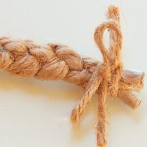 Keychain, Jute Rope, Key Holder, Purse Clip, Personalized Gift, Thank ...