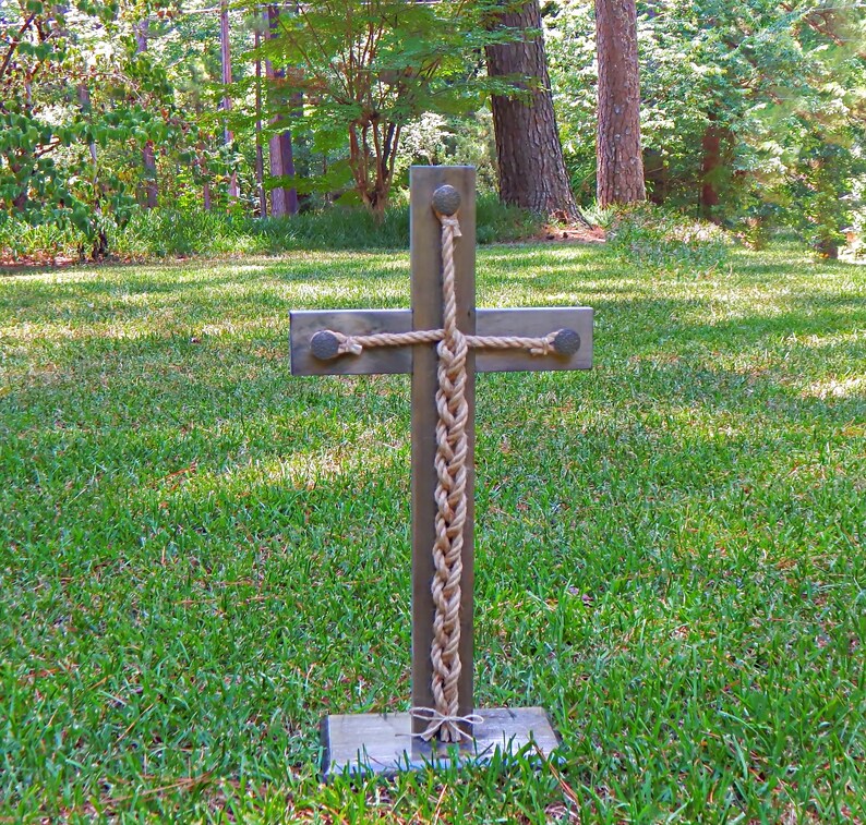 Large Wood Cross Cord of Three Strands Unity Ceremony | Etsy