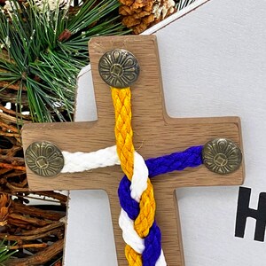 Wall Hanging Cross, in This House, Cross Wood Sign, Shabby Chic ...