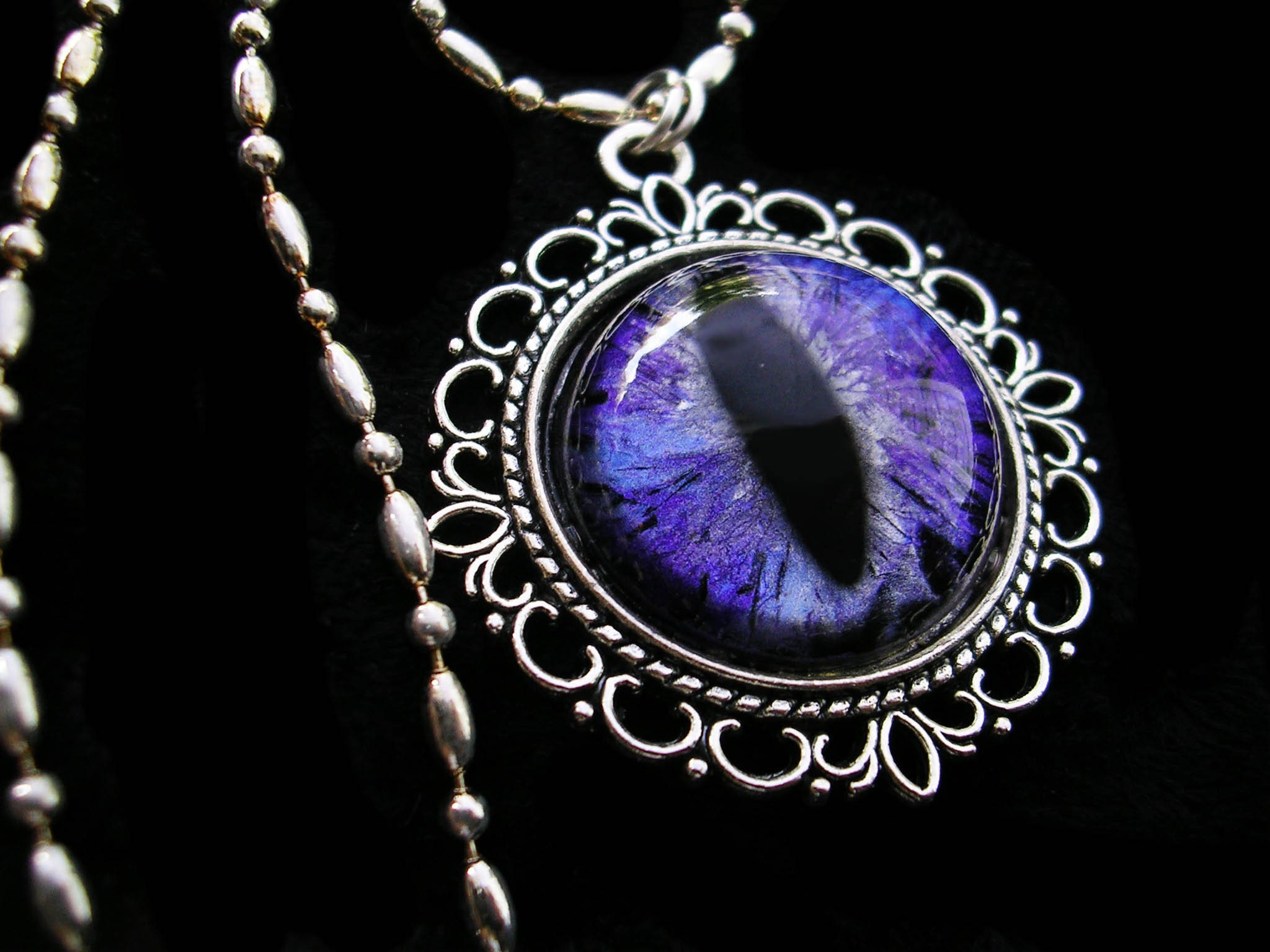 Steampunk Gothic GLOW in the Dark Large Dream Silver | Etsy