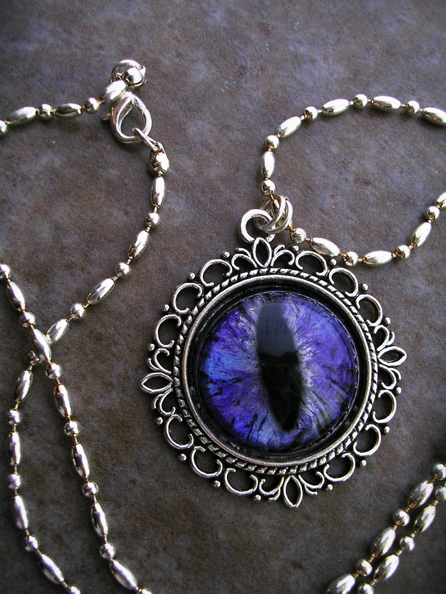 Steampunk Gothic GLOW in the Dark Large Dream Silver | Etsy