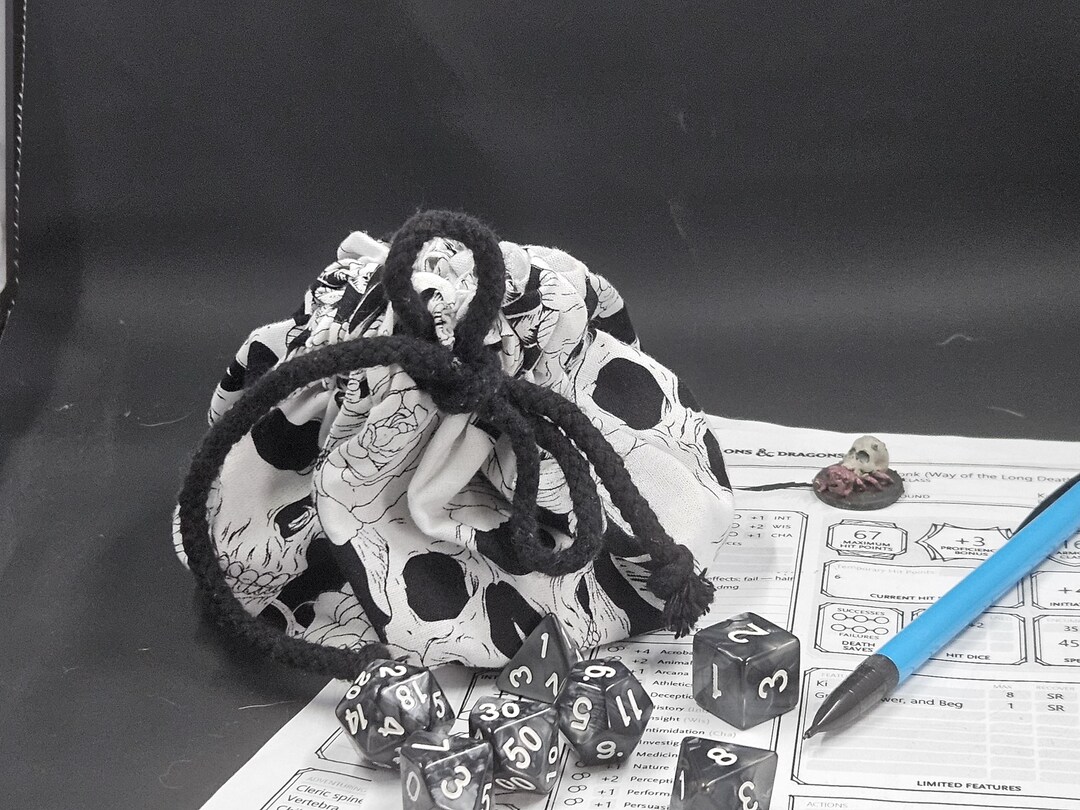 Garden of Death Dice Bag - Etsy