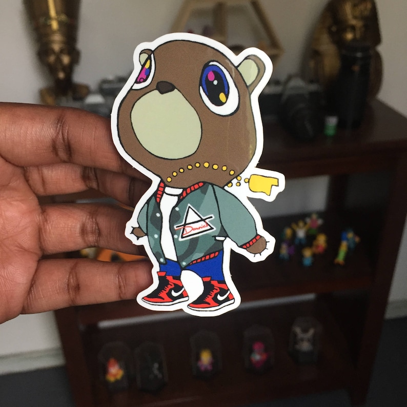 Air Yeezy Kanye West AD Vinyl Sticker - Etsy