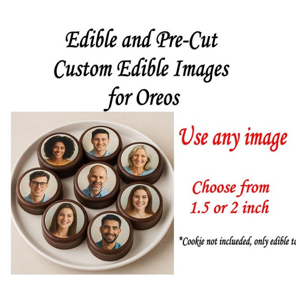 Custom Printed Edible Images - Etsy