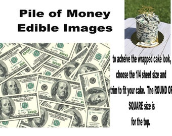 Pile of Money Edible Images | Etsy