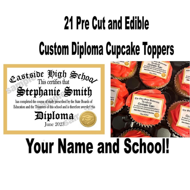 Diploma 2025 Edible Image - Etsy