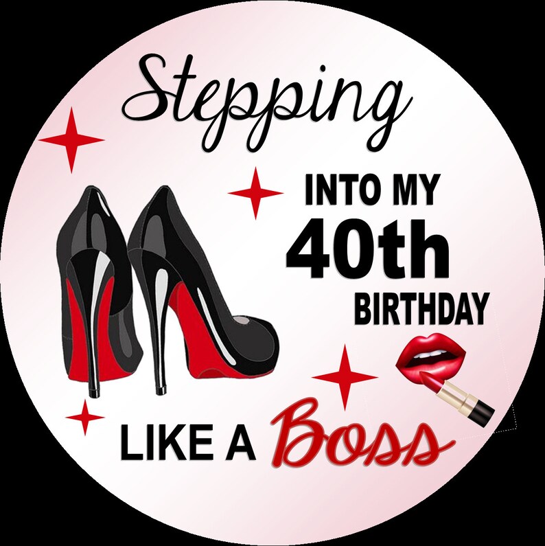 Stepping Into My Birthday Edible Cake, Cupcake/cookie Toppers, Cupcake ...