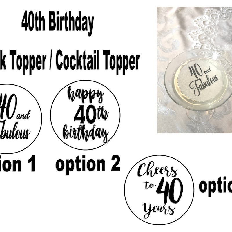 Drink Topper - Etsy