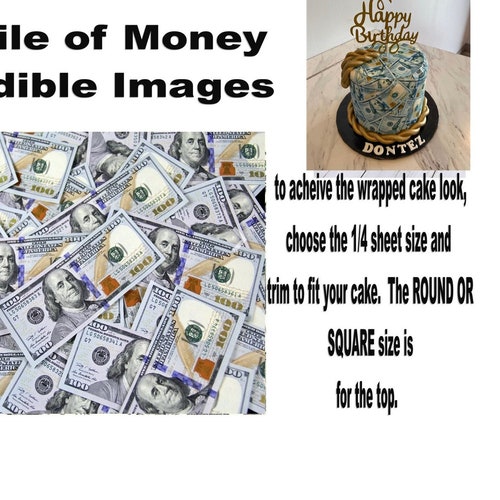 Pile of Money Edible Images | Etsy