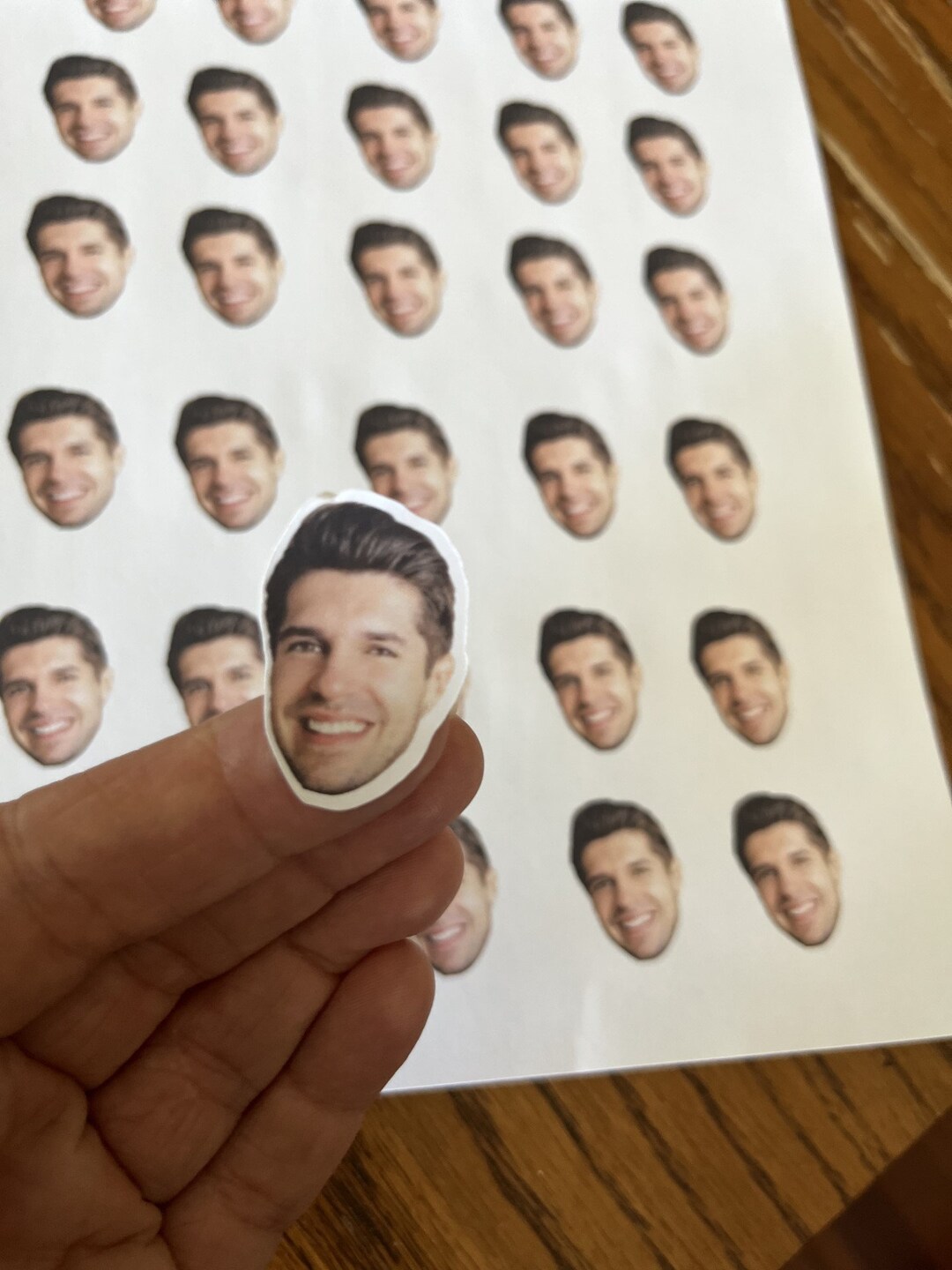 Custom Photo Sticker Sheet - Etsy