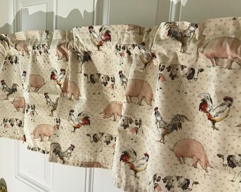 Farmhouse valance | Etsy