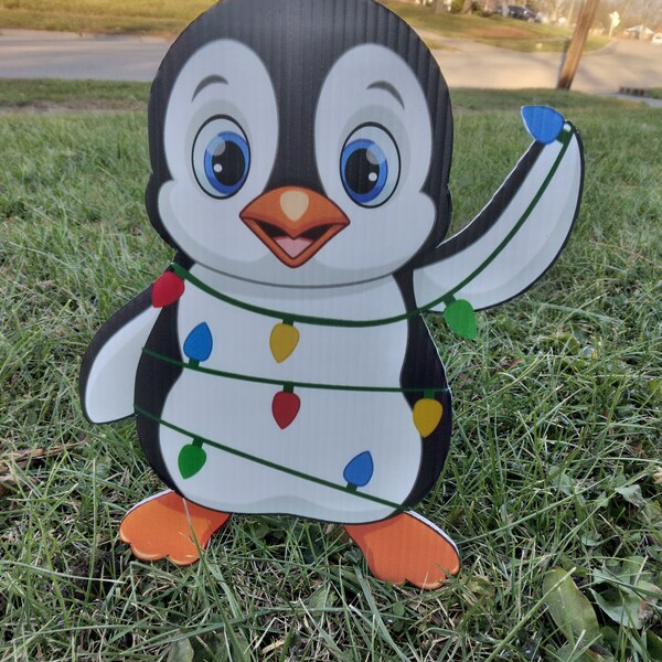 Penguin Yard Art - Etsy