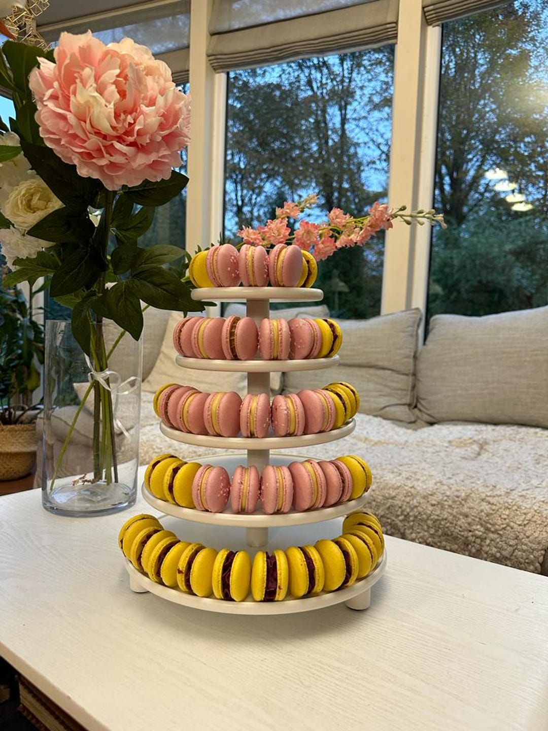 Macaron Tower, Macaron Stand, Macaron Tower 5-tier, Cup-cake Stand ...