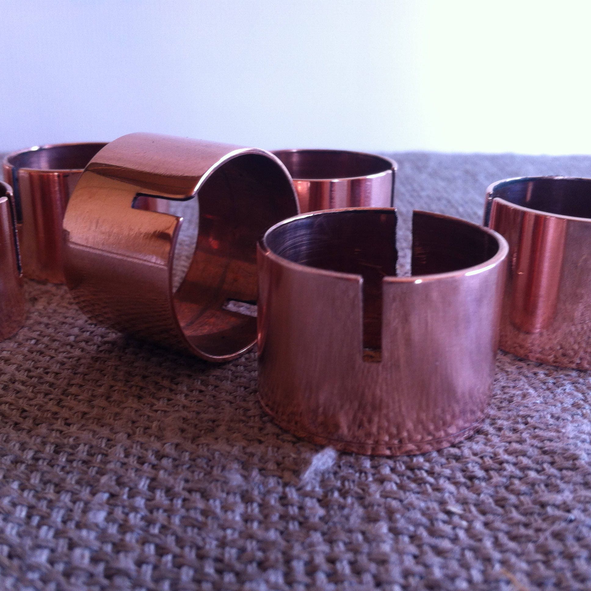 15 Copper Place Card Holder, Copper Pipe Name Tag Holder, Rustic ...