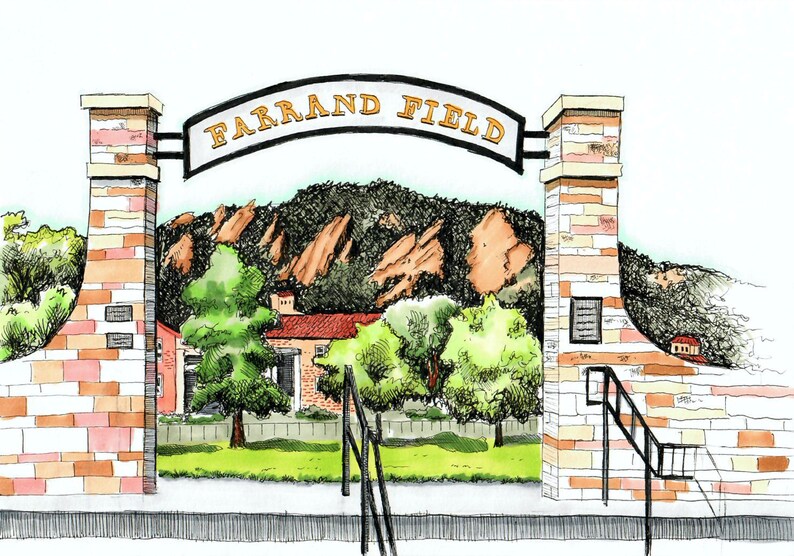 Original Artwork Fine Art Prints CU Boulder Colorado - Etsy