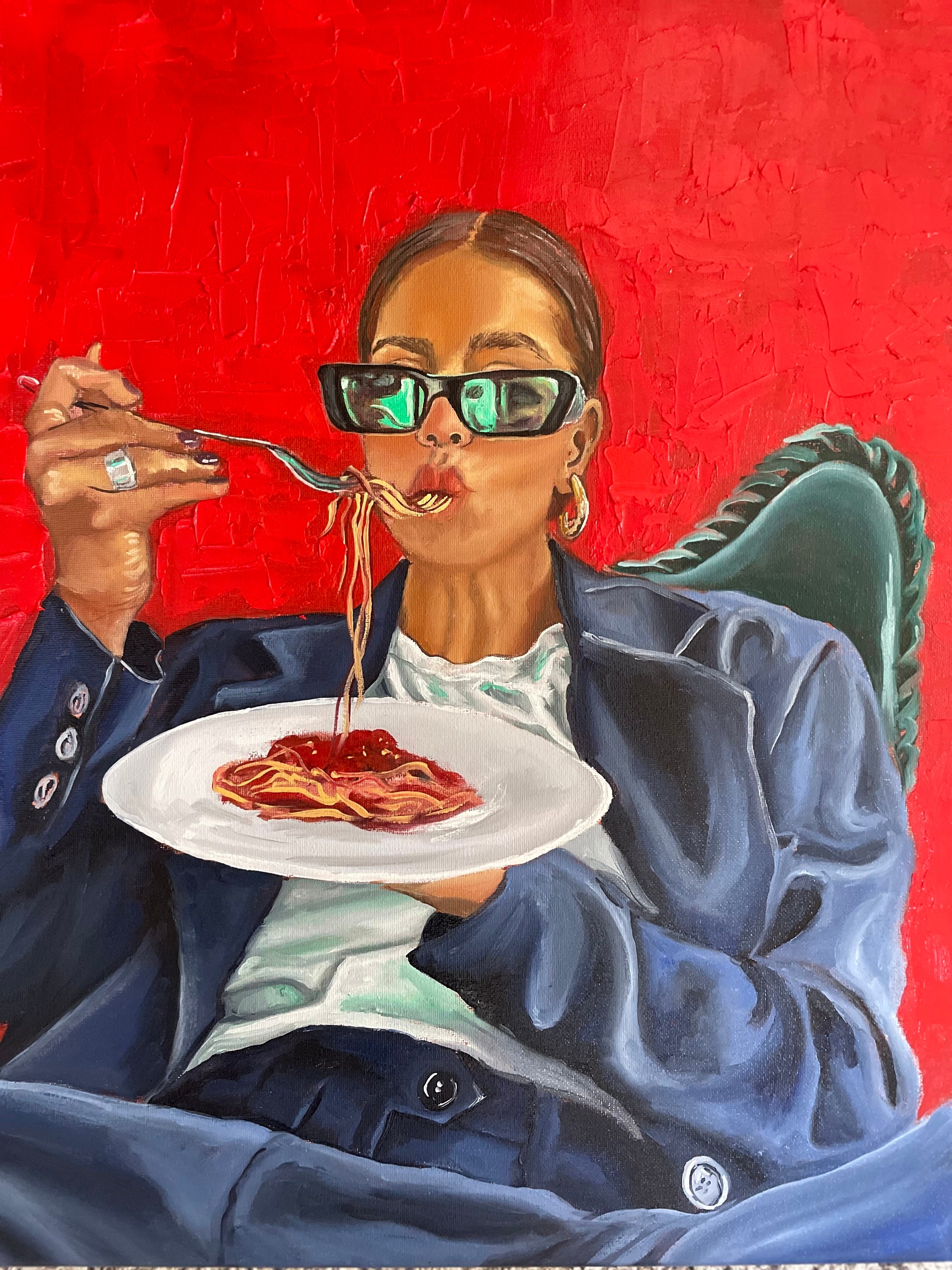 Eat the Noodles Fine Art Print of Original Painting - Etsy
