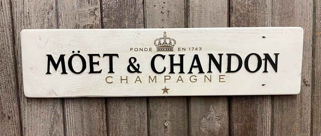 Moet & Chandon, Wall Sign - Etsy