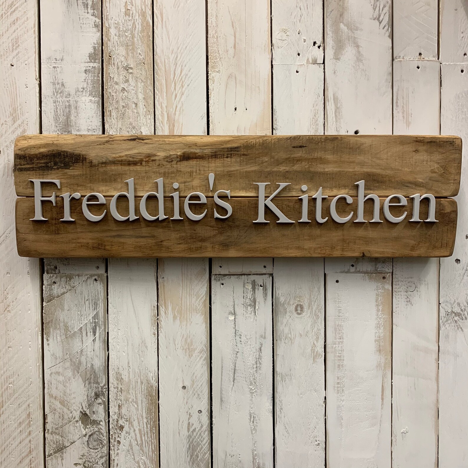 Custom Design Reclaimed Pallet Wood Distressed Sign - Etsy UK