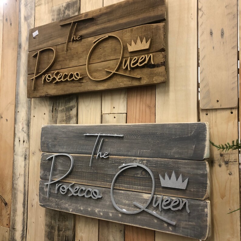 Custom Design Reclaimed Pallet Wood Distressed Sign - Etsy UK