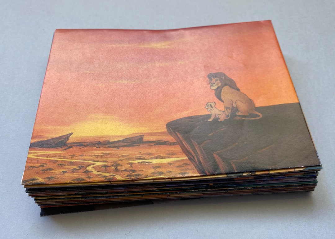 12 Handmade Disney the Lion King Envelopes - Etsy