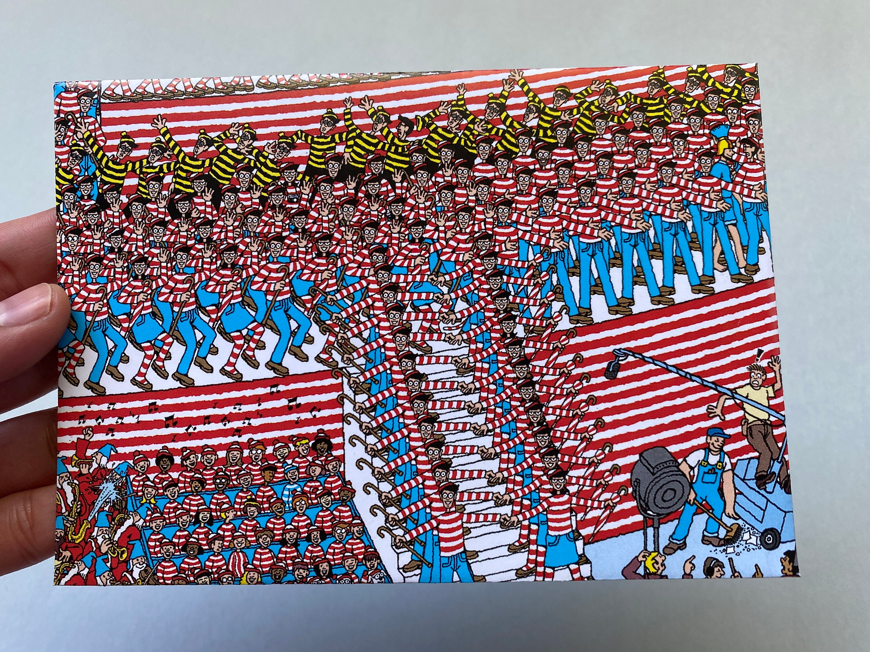 12 Handmade Wheres Wally in Hollywood Envelopes With Matching - Etsy