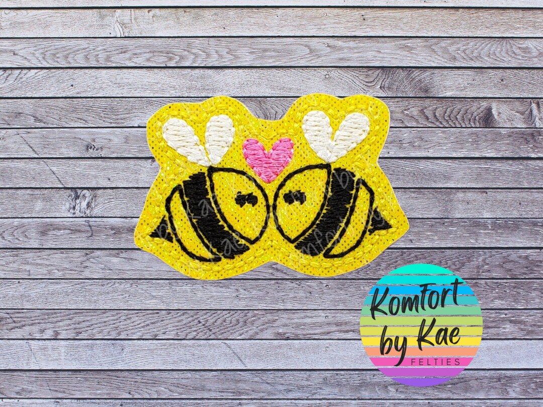 Kissing Bee's Felties- Felt Embellishments * Felt Applique * Hair Bow ...