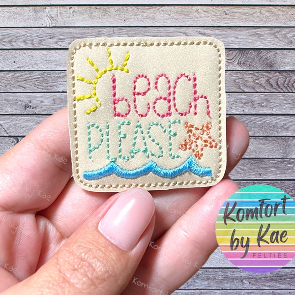 Beach Applique - Etsy