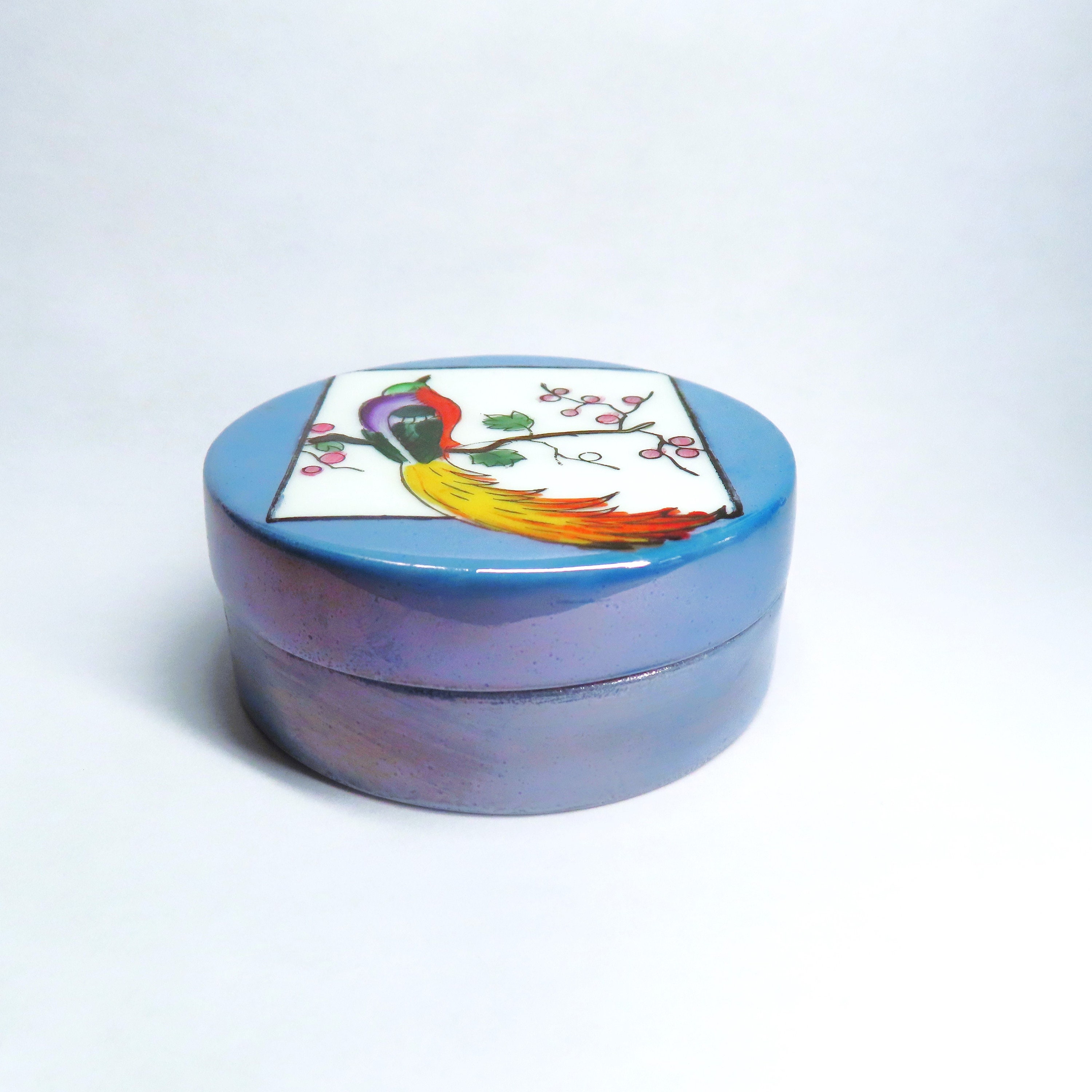 Vintage Noritake Art Deco Hand Painted Bird of Paradise Lusterware ...