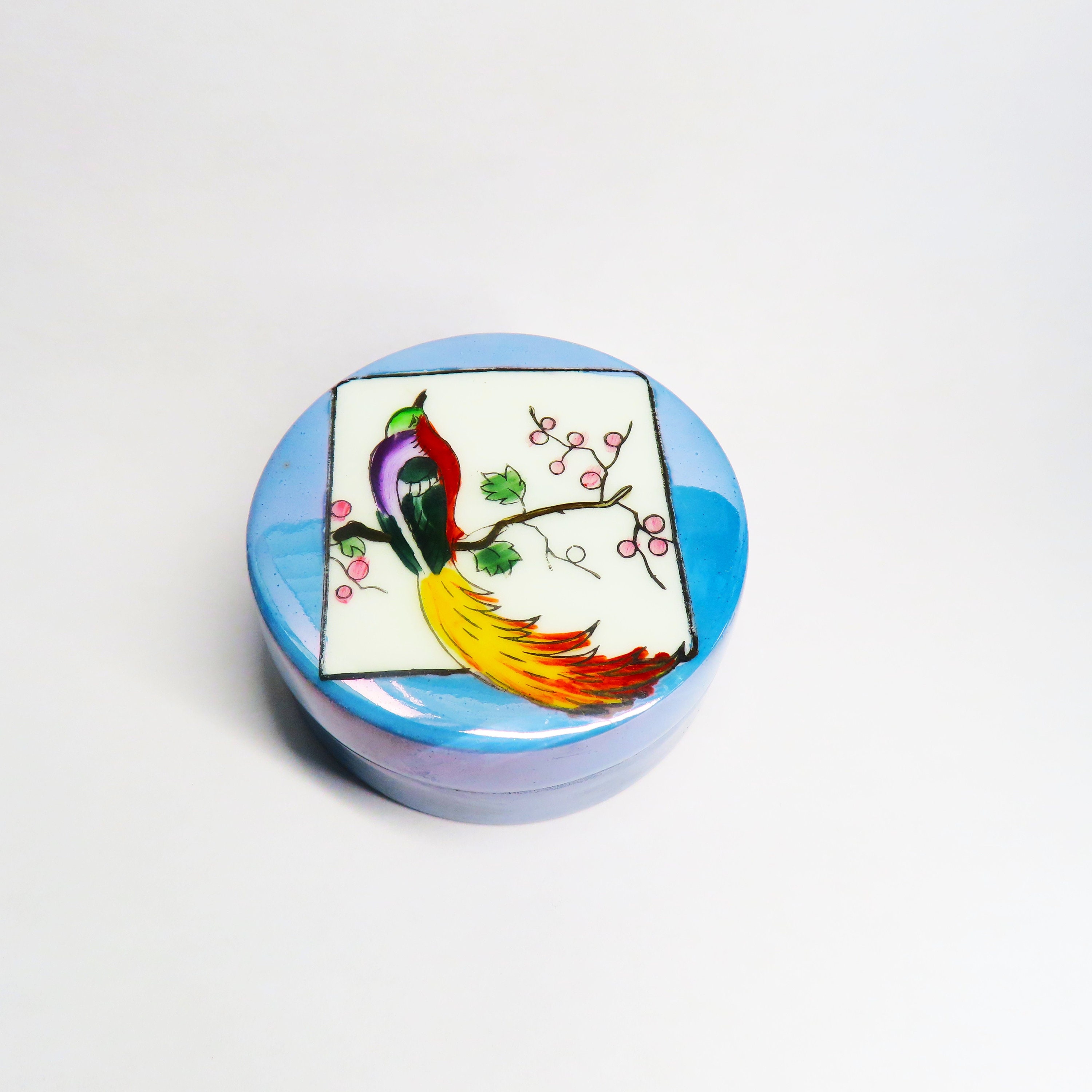 Vintage Noritake Art Deco Hand Painted Bird of Paradise Lusterware ...