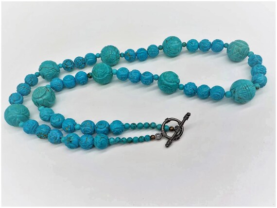 Vintage Chinese Large Hand Carved Shou Longevity Genu… - Gem