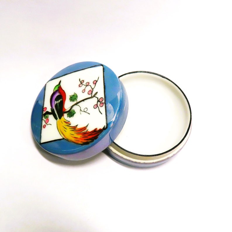 Vintage Noritake Art Deco Hand Painted Bird of Paradise Lusterware ...