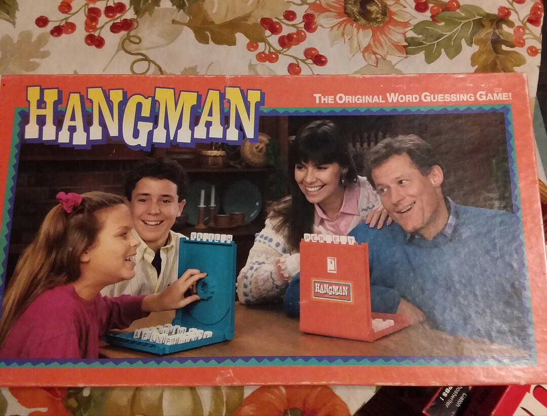 Hangman: the Original Word Guessing Game! 1988 - Etsy