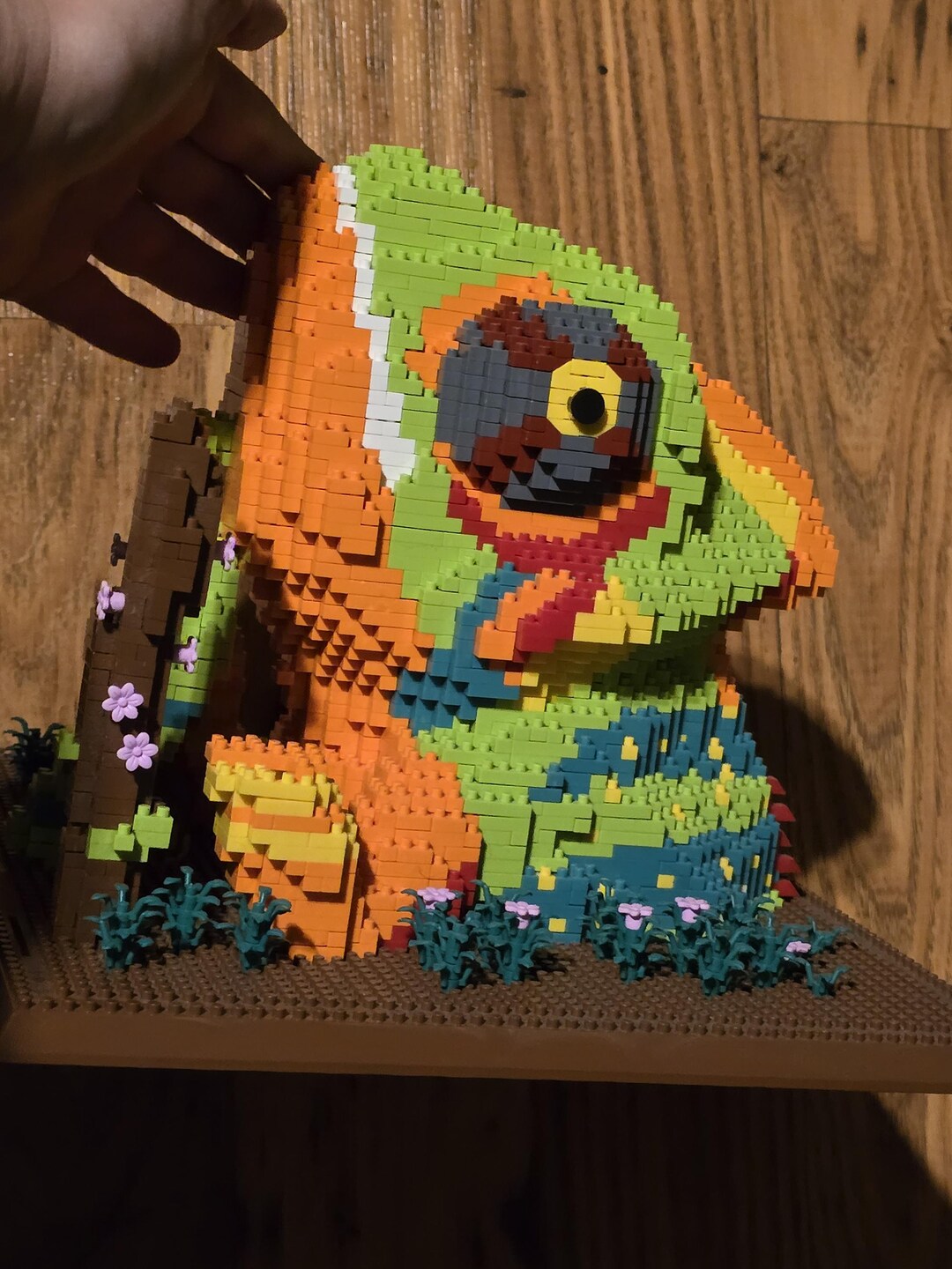 Iguana Micro-block Sculpture (assembled) - Etsy