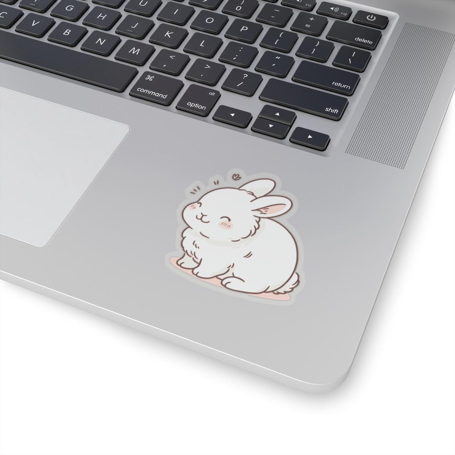 Cute White Bunny Sticker - Etsy