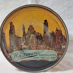 Vintage Whitman's Chocolates Tin - Etsy