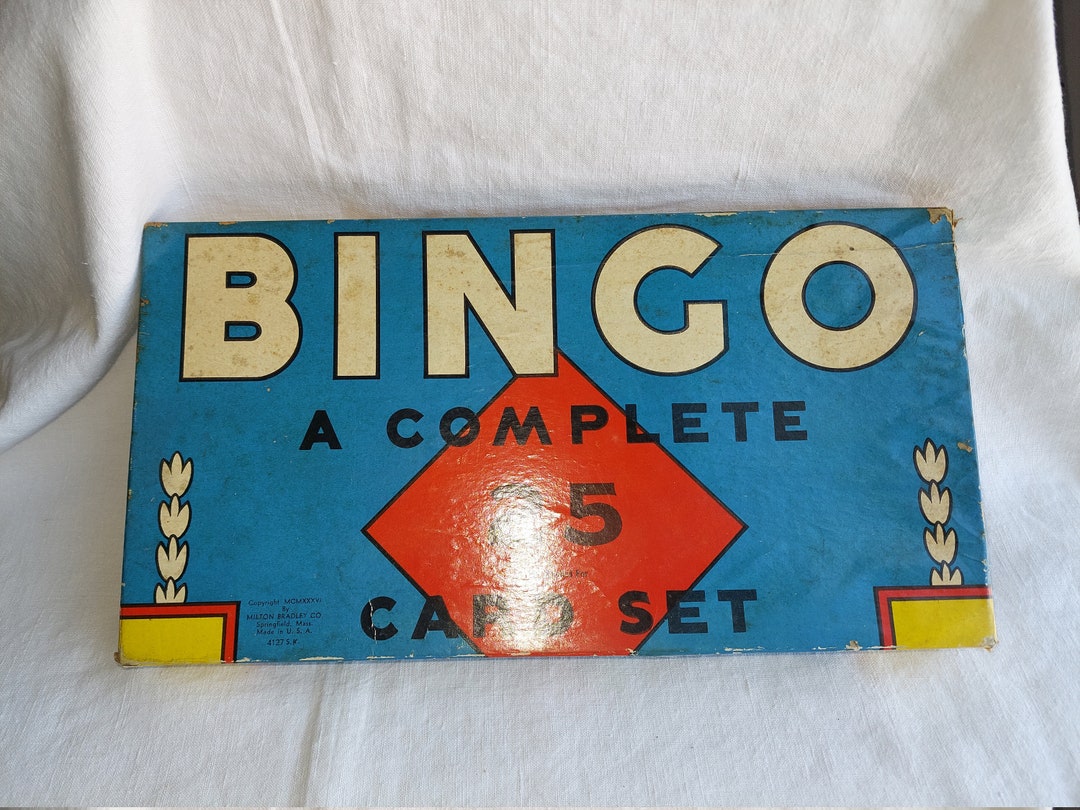 Vintage Bingo Game - Etsy