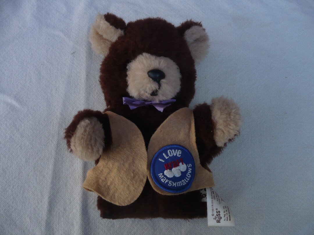 Teddy Bear Hand Puppet - Etsy